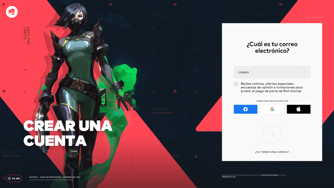 ᐉ Cómo CREAR una 【 CUENTA NUEVA 】 de VALORANT